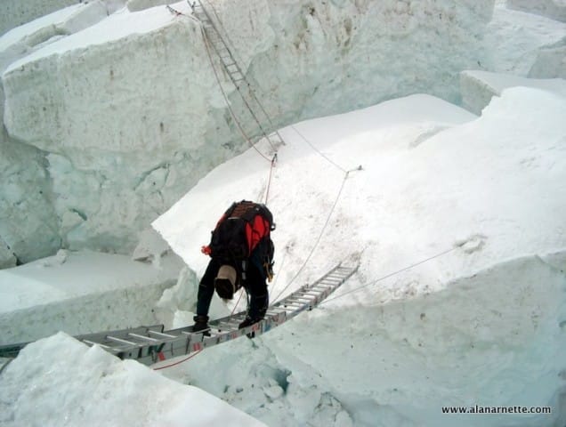 Everest 2013: Crossing the Ladders of Everest | The Blog on alanarnette.com