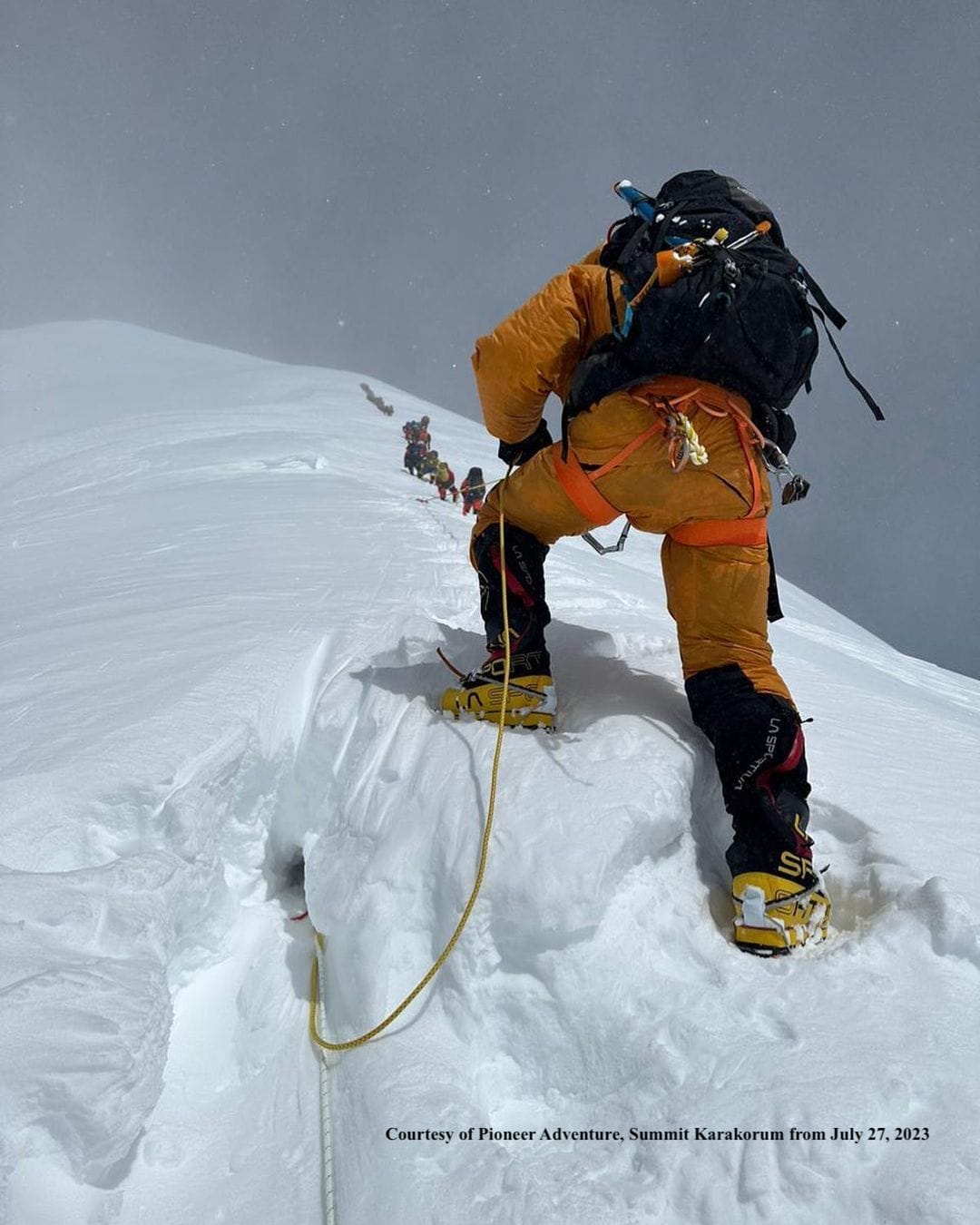 K2 2023 Coverage: Kristin Harila & Tenjen (Lama) Sherpa get K2 for their Last 8000er | The Blog ...